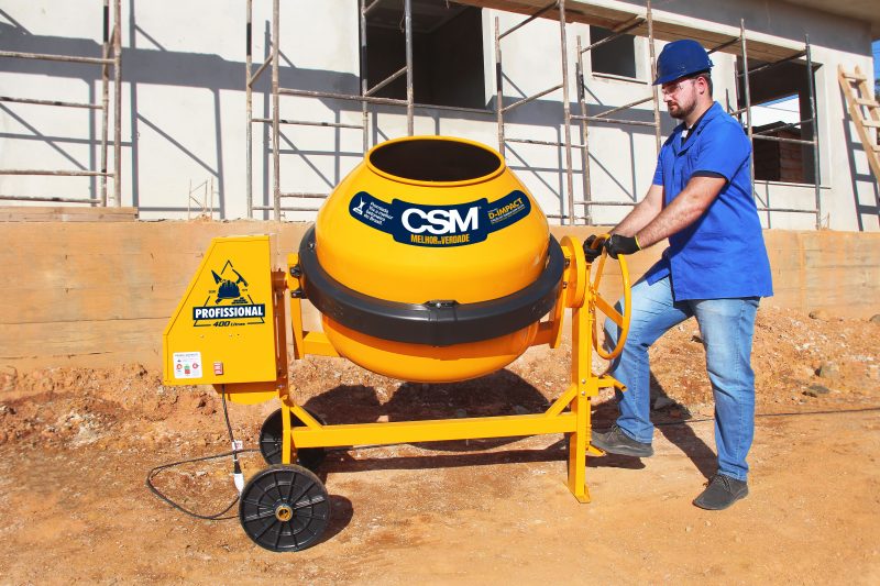 Betoneiras para obras - dicas para escolher o modelo correto